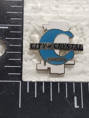 CITY OF CRYSTAL MINNESOTA HAT LAPEL PIN PIN BACK USED (S1921) | eBay