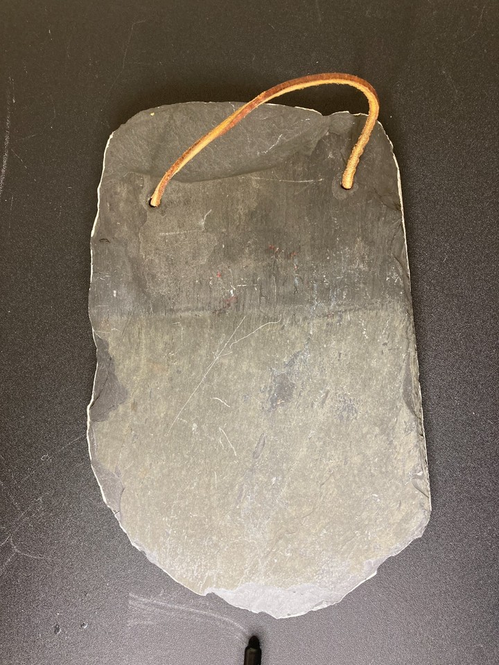 Vintage Handmade Hand-Painted 10" Peanuts Snoopy Stone Slab Hanging ...