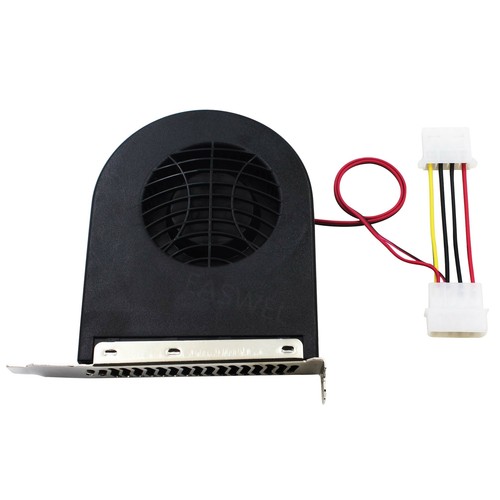 System PCI Slot Blower CPU Case DC Cooling Fan 12v 4pin Cooler For PC ...