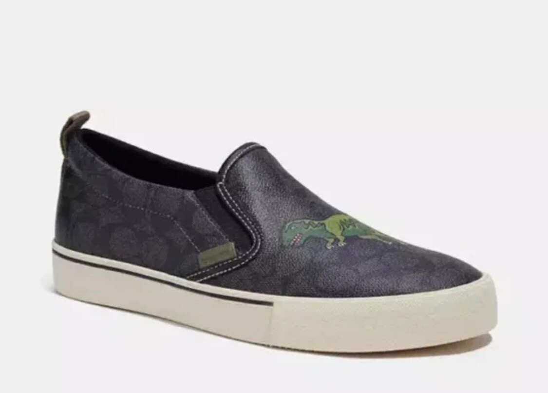 Coach New York Signature Rexy Slip On Skate Sneakers Men's 8.5 / Women ...