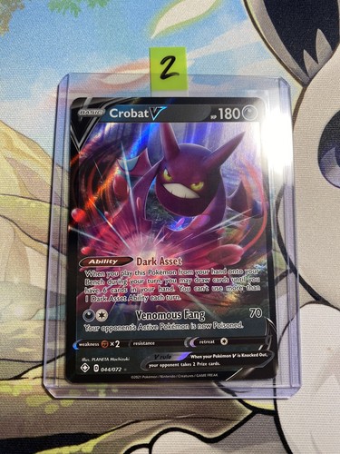 Pokémon TCG Crobat V Shining Fates 044/072 Holo Ultra Rare NM/MINT | eBay