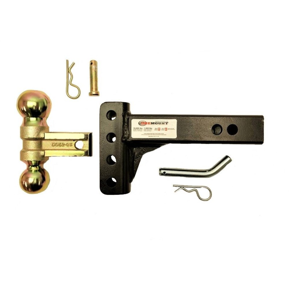 Onemount Slim One Mount Adjustable, Dual-Ball Mount For 2" Receivers ...