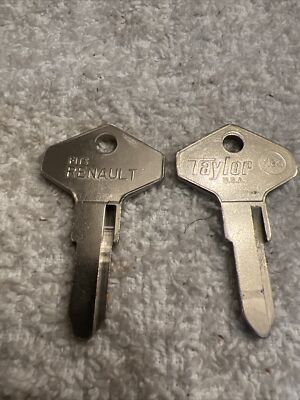 New Lot Of 2 Taylor X85 Blank Keys For Renault Uncut Locksmith Shop ...