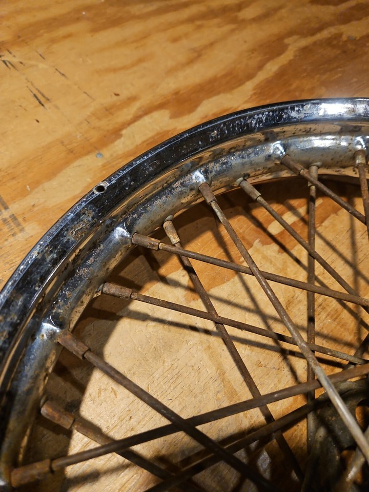 Harley Davidson 18 Inch Rear Wheel (Dented Rim) | eBay