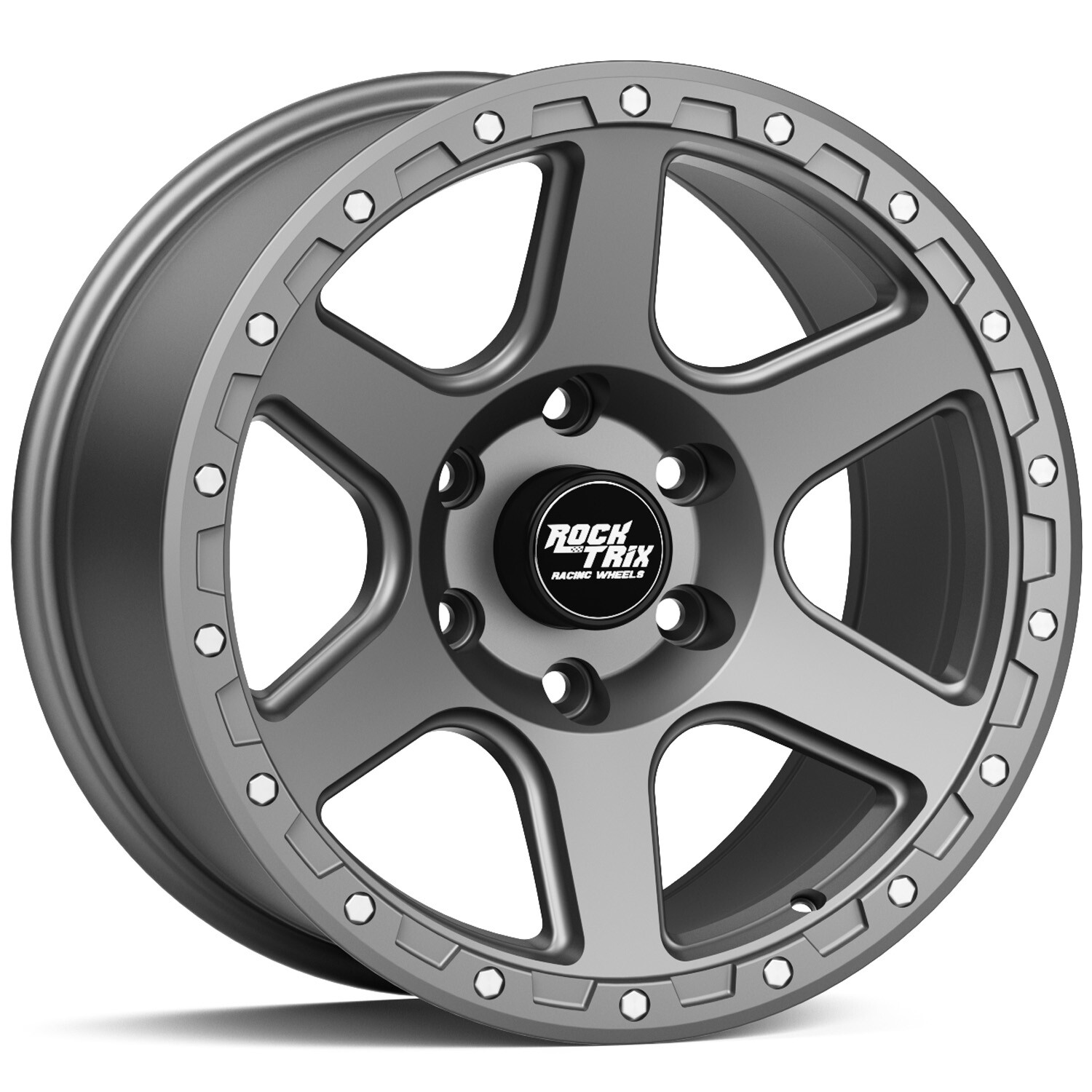 2022+ Toyota Tundra 20" RockTrix RT112 20x9 +12 Gunmetal Wheel Rim ...