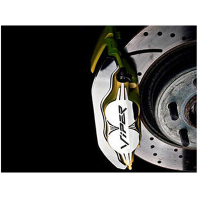 2pc Polished Stainless Steel Front Caliper Covers for 1996-2002 Dodge ...