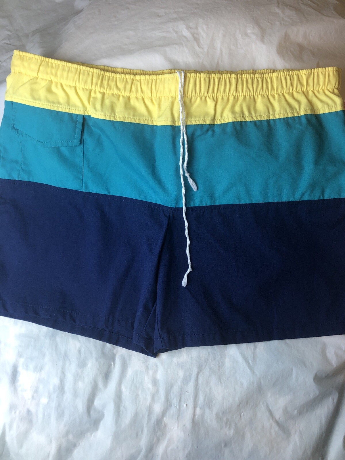 Vintage 90s JANTZEN Swim Shorts Lined Men Sz L Colorblock USA Made ...