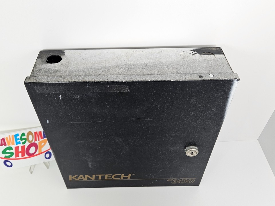 KANTECH KT-300 - DOOR CONTROLLER PCB BOARD PANEL & METAL CABINET w/ KEY ...