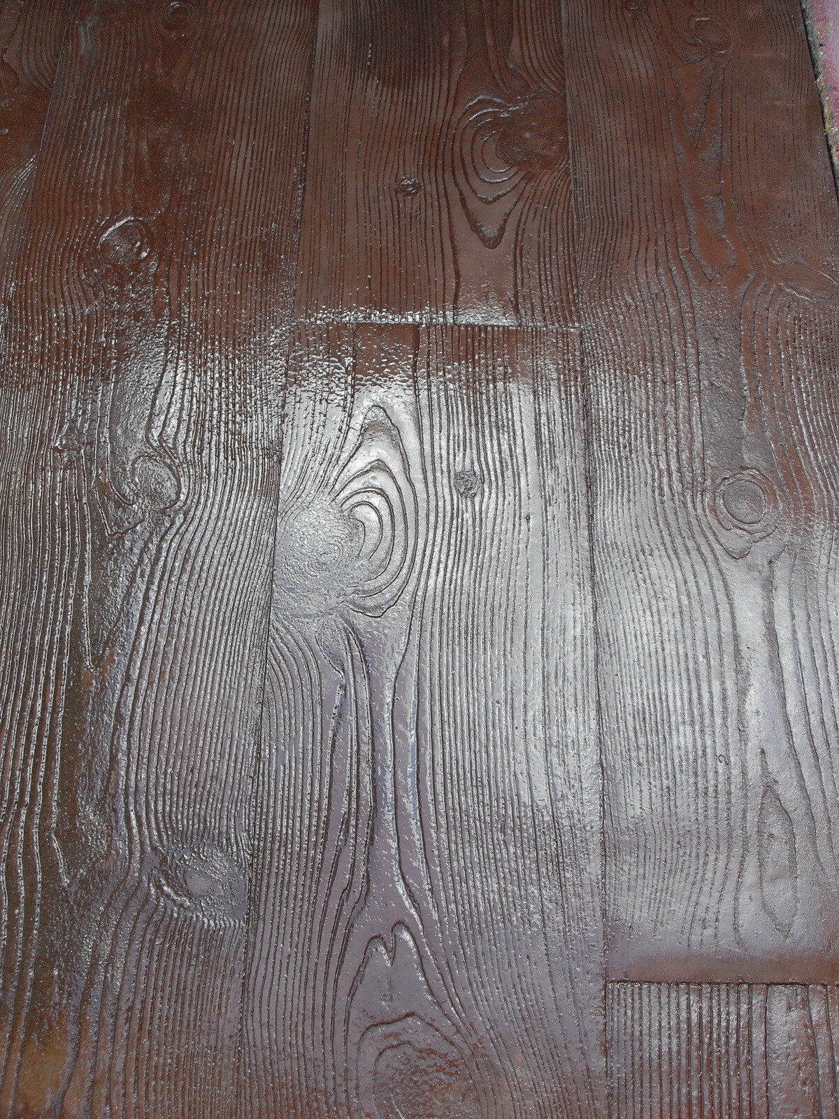 6' Floppy/Flex Wood Plank Woodgrain Decorative Texture Concrete Cement ...