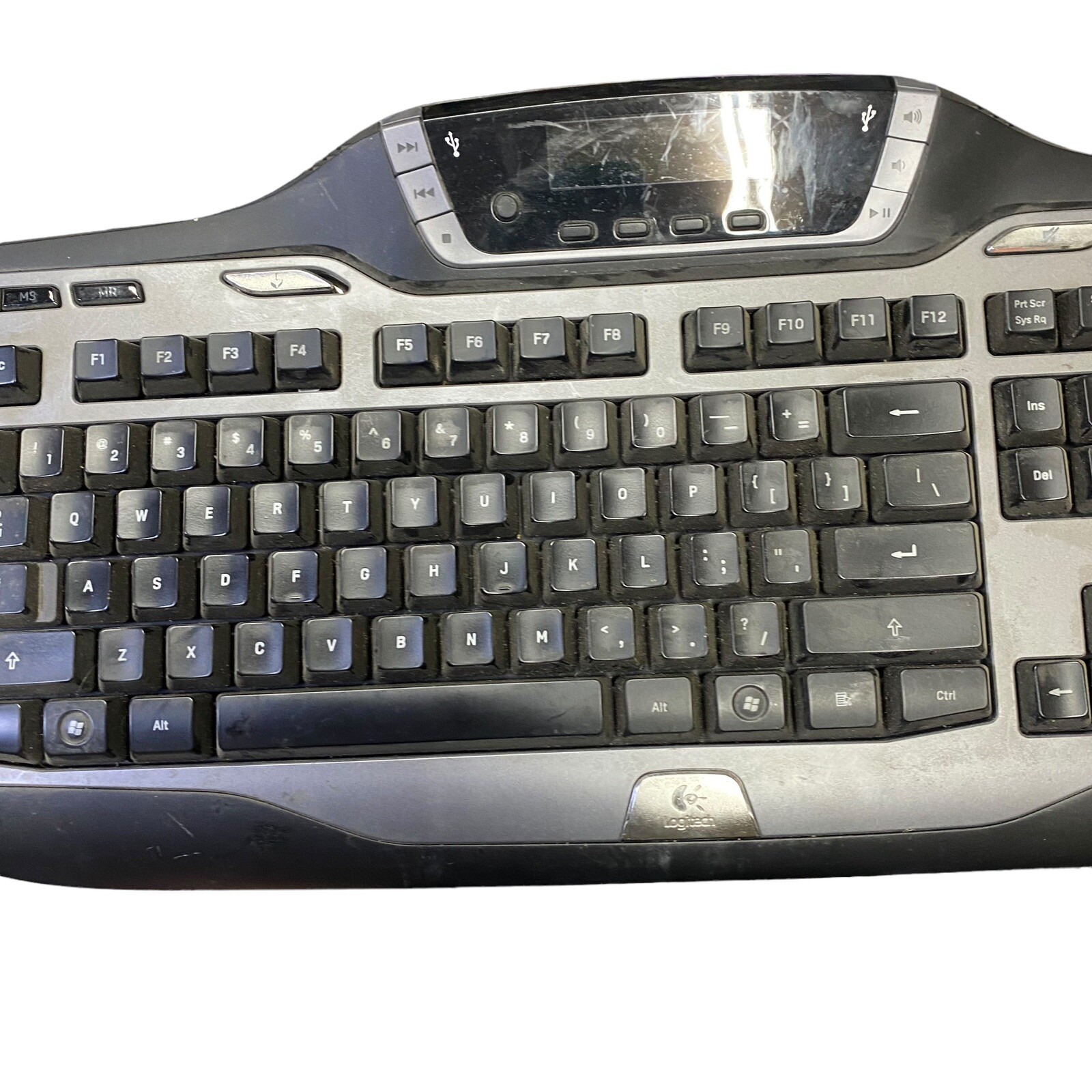 Logitech G15 Gaming Keyboard Backlit Light LED Keys LCD Screen Wired ...