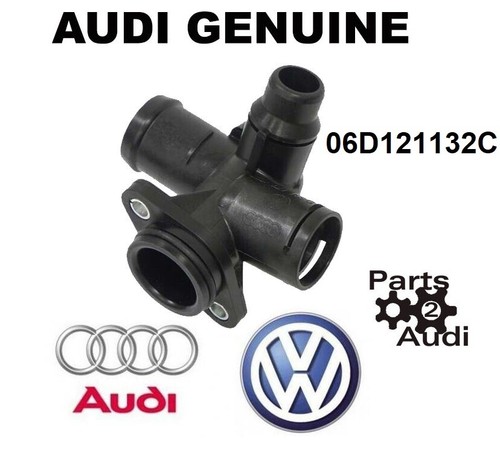 Genuine VW/AUDI Cooling Hose Flange Audi A4 A4 Quattro 05-08 2.0 L ...