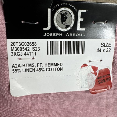 Joe Joseph Abboud Linen Cotton Suit Pants Mens NWT 44x32 Raspberry Pink ...