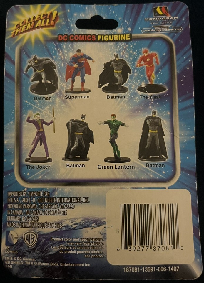 Monogram International DC Miniature Batman Figurine Action Figure Cake ...