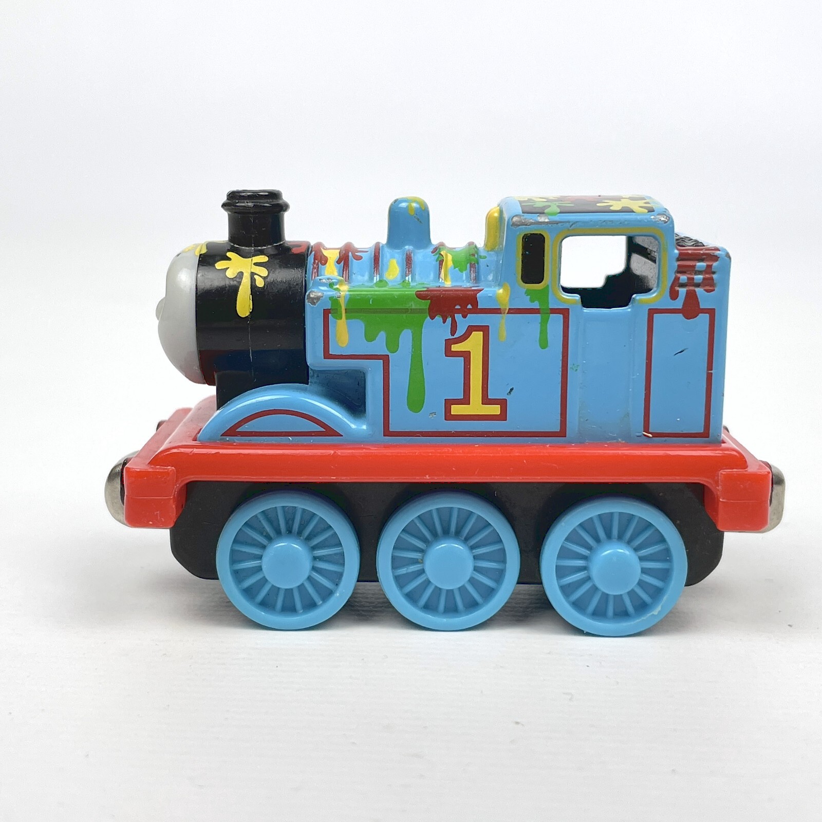 Thomas & Friends Surprised Thomas Paint Splatter 2002 Take Along ...