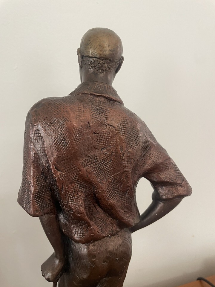 Vintage Tiger Woods Sculpture Austin Sculpture by Ecila Alice Heath ...