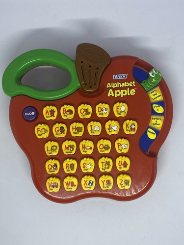 Vtech Alphabet Apple Learn ABC's 5 Activities Sounds Music Letters ...