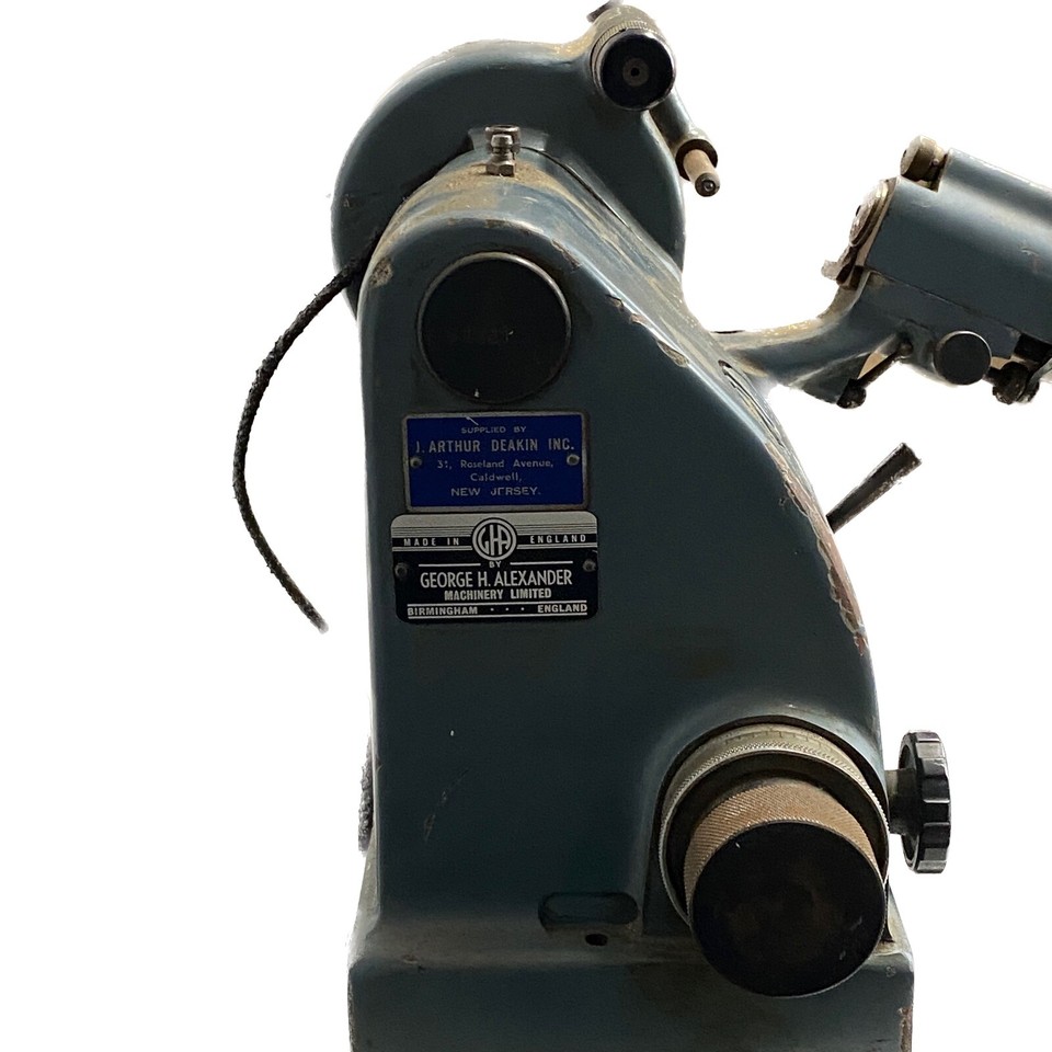 USED George H Alexander Single Lip Deckel Style Benchtop Tool Grinder ...