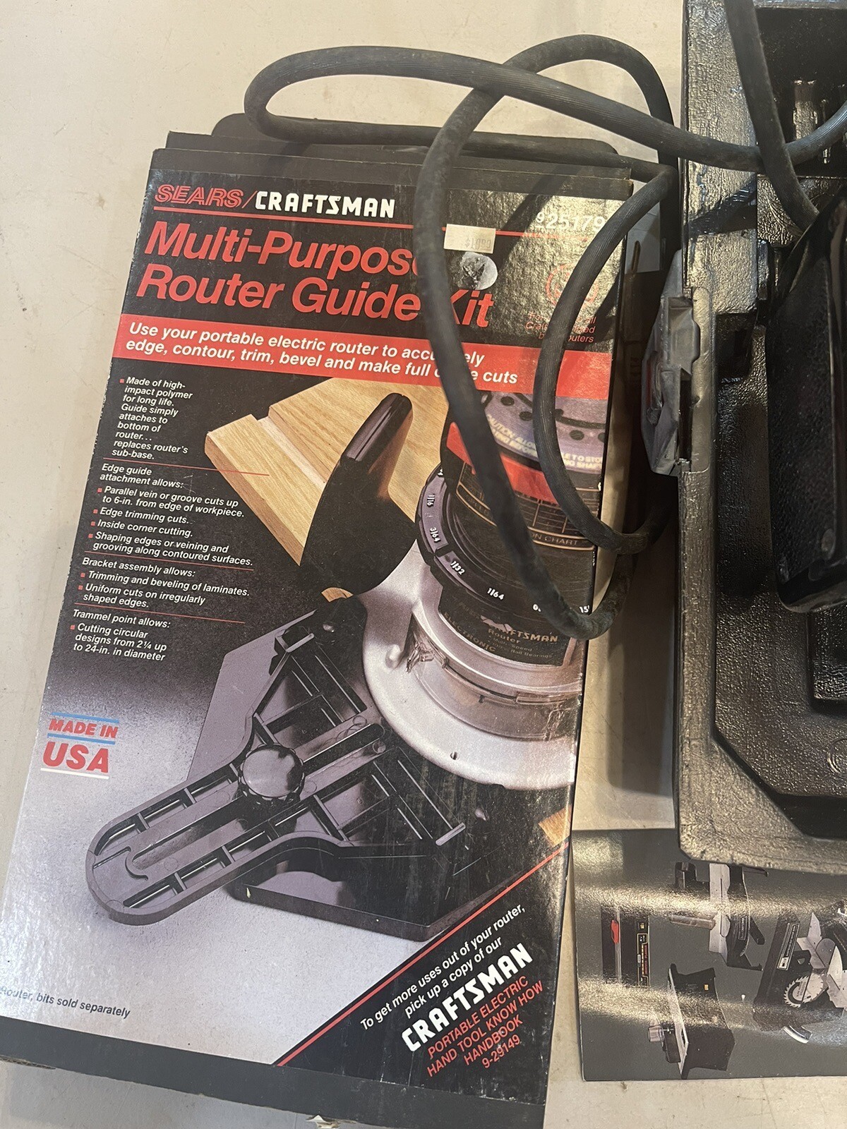 Sears Craftsman Router 1HP Model Made in USA-WORKS | eBay