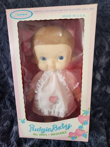 RARE Horsman Pudgie Doll 12" Vintage 1970s Pudgy MINT IN BOX Molded ...