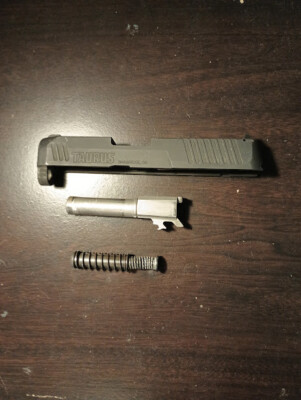 Taurus G3C 9mm Complete Slide Assmbly, Barrel, Recoil Spring, and Guide ...