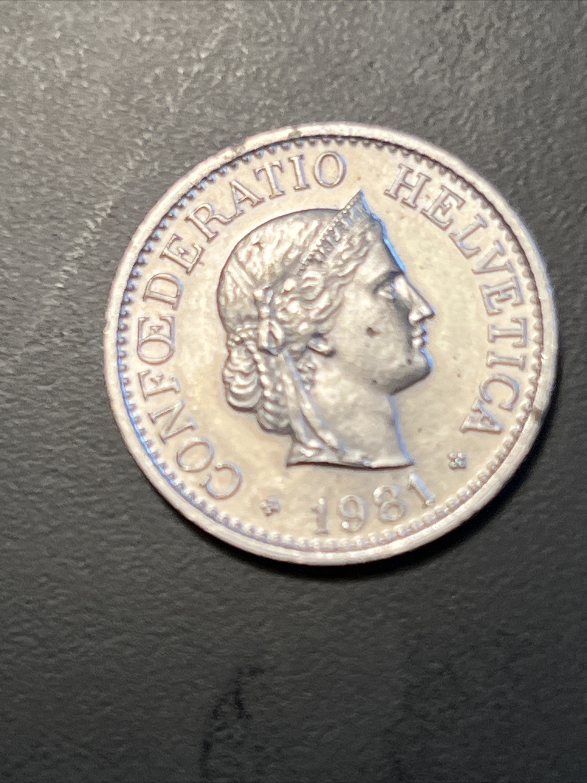 1981 SWITZERLAND / 10 RAPPEN / HELVETICA COLLECTIBLE COIN | eBay