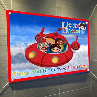 Little Einsteins Vinyl Banner Sign Poster 30" x 24", Backdrop 2.5'x2 ...