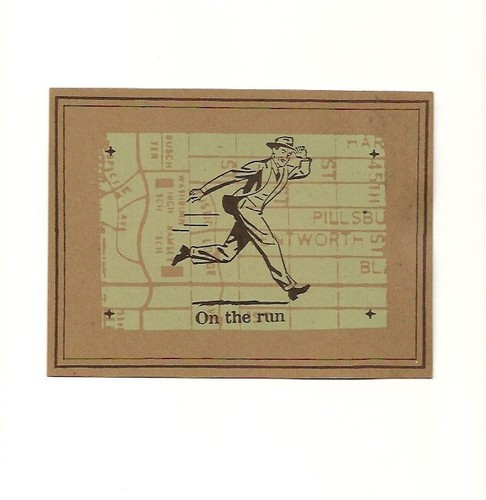 VTG 90s ART POSTCARD SCREENPRINT GRUNGE LO FI LOOK INDEPENDENT PRINT ...