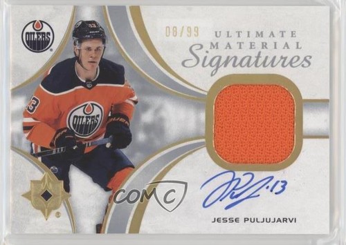 2021 Ultimate Collection Material Signatures /99 Jesse Puljujarvi #UMS ...