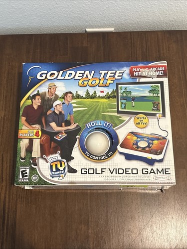 Golden Tee Golf Plug & Play TV Game Jakks Pacific 2011 Arcade Classic ...