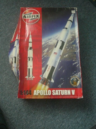 Vintage 1970’s Airfix Apollo Saturn V Space Rocket 1/144 Model Kit ...