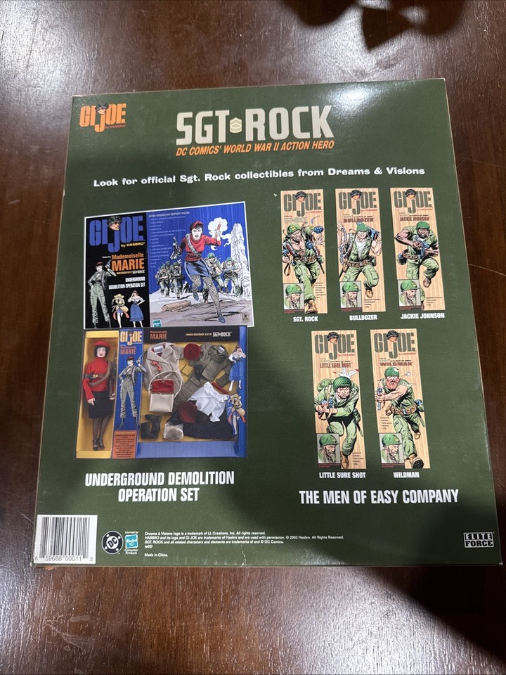 G.I. Joe 12 Inch Sgt. Rock Action Figure Break Out at Normandie | eBay