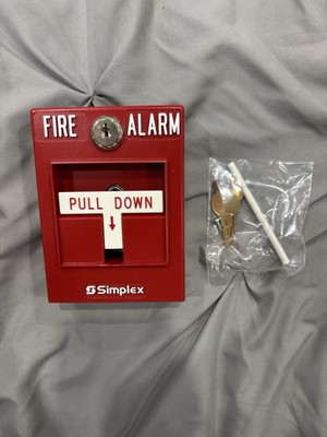 Simplex 2099-9288C Manual Pull Station FIRE ALARM / PULL DOWN, Red ...