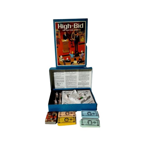 Vintage High-Bid The Auction Game - A 3M Bookshelf Game - 1965 - 100% ...