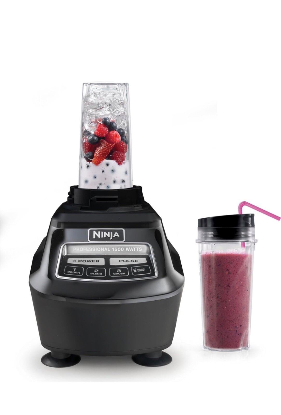 Ninja BL780 Supra Kitchen Blender System with Food Processor - Black ...