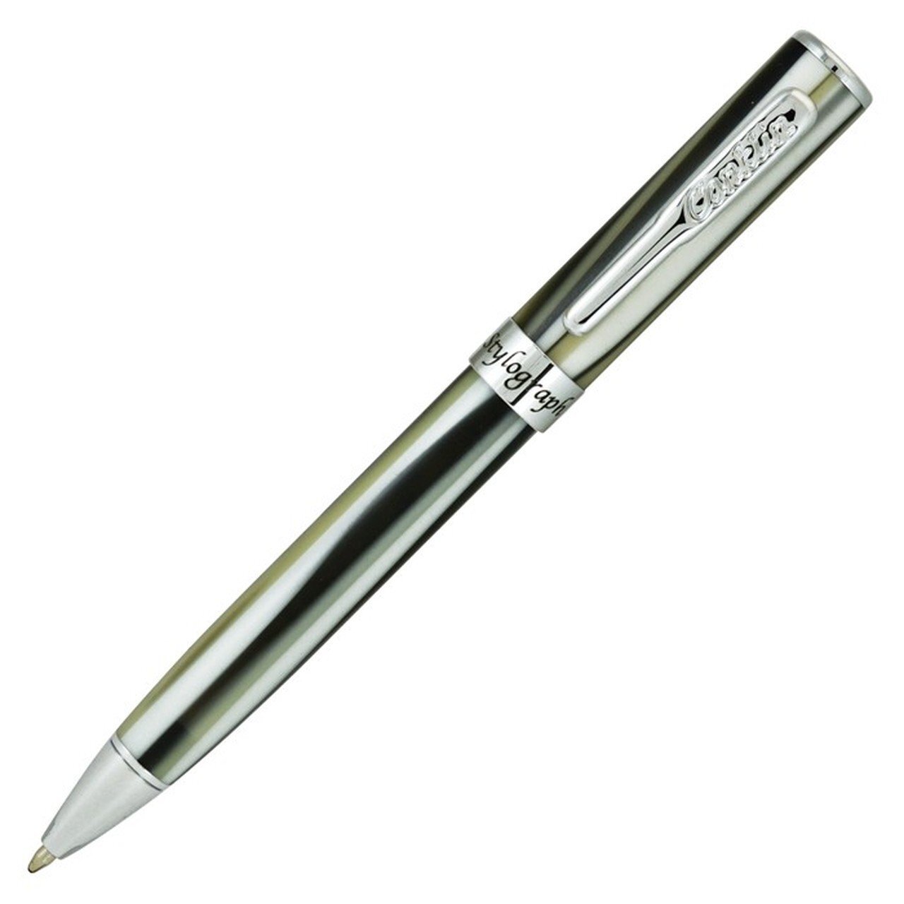 Conklin Stylograph Ballpoint Pen, Matte Finish, Polar White, New In Box ...