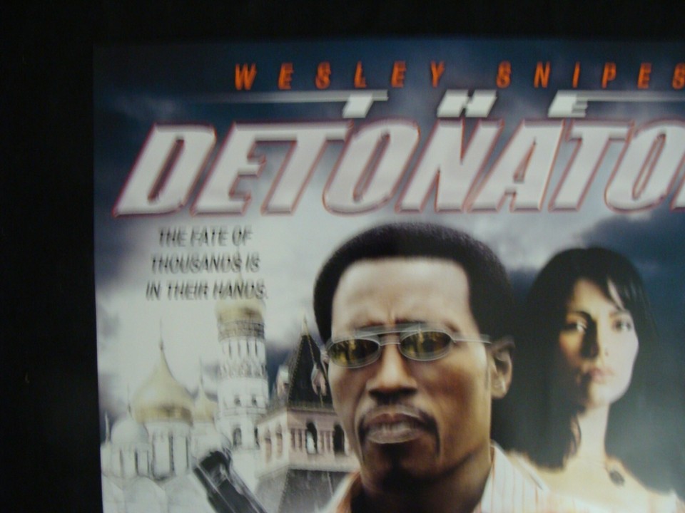 the DETONATOR movie poster WESLEY SNIPES original video promo 2006 ...