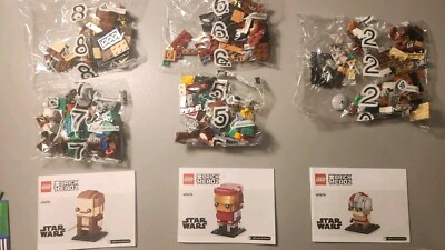 LEGO 40676 PHANTOM MENACE BRICKHEADZ (X3)/ ANAKIN SKYWALKER,CAPT ...