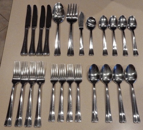 Gorham Stainless Flatware 24 Pieces | eBay