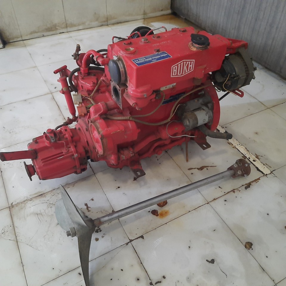Bukh DV36 RME inboard marine diesel engine from lifeboat Used - ship by ...