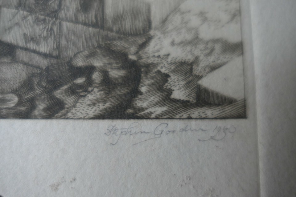 Stephen Gooden (1892-1955) Original Signed Engraving 1930 Fables ...