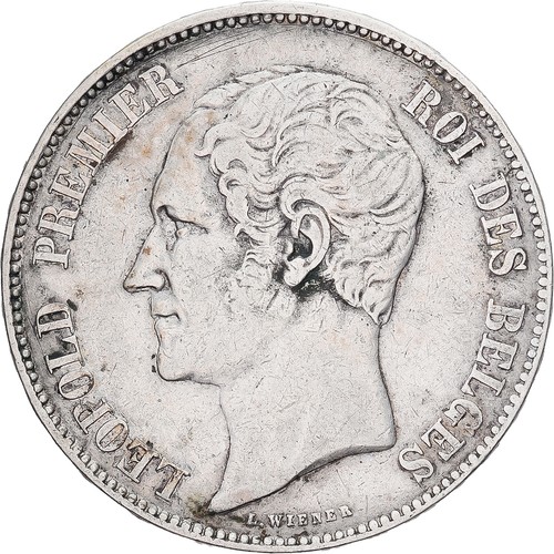 [#1117537] Belgium, Leopold I, 5 Francs, 5 Frank, 1850, Brussels ...