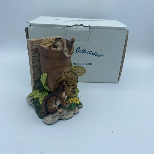 Chesterton Collectables Mice in Drain Made In England #4914 Figurine w ...