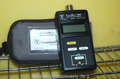 Transmation Check Mate 600 Pressure Calibrator 1000 PSI PSIG 23415P ...