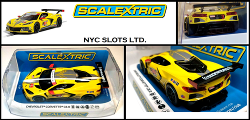 Scalextric Chevrolet Corvette C8R #3 DPR With Lights 1:32 Scale Slot ...
