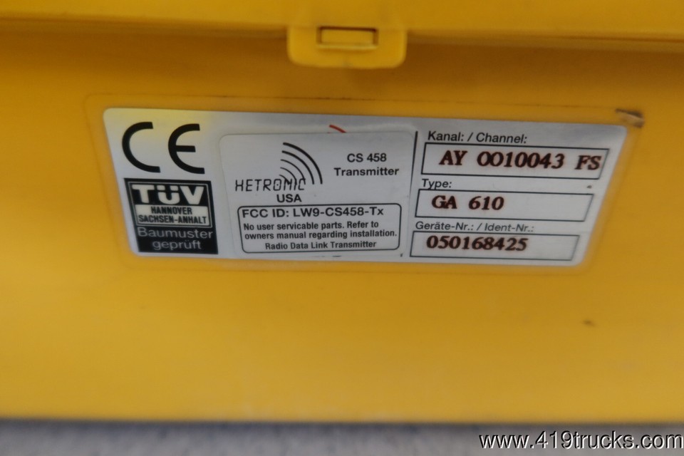 Altec HETRONIC CS 458 Wireless Boom Remote Radio Control Digger Derrick ...