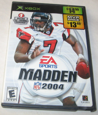 Madden NFL 2004 Xbox, 2003 Football EA Sports, E-Everyone GD Tested ...