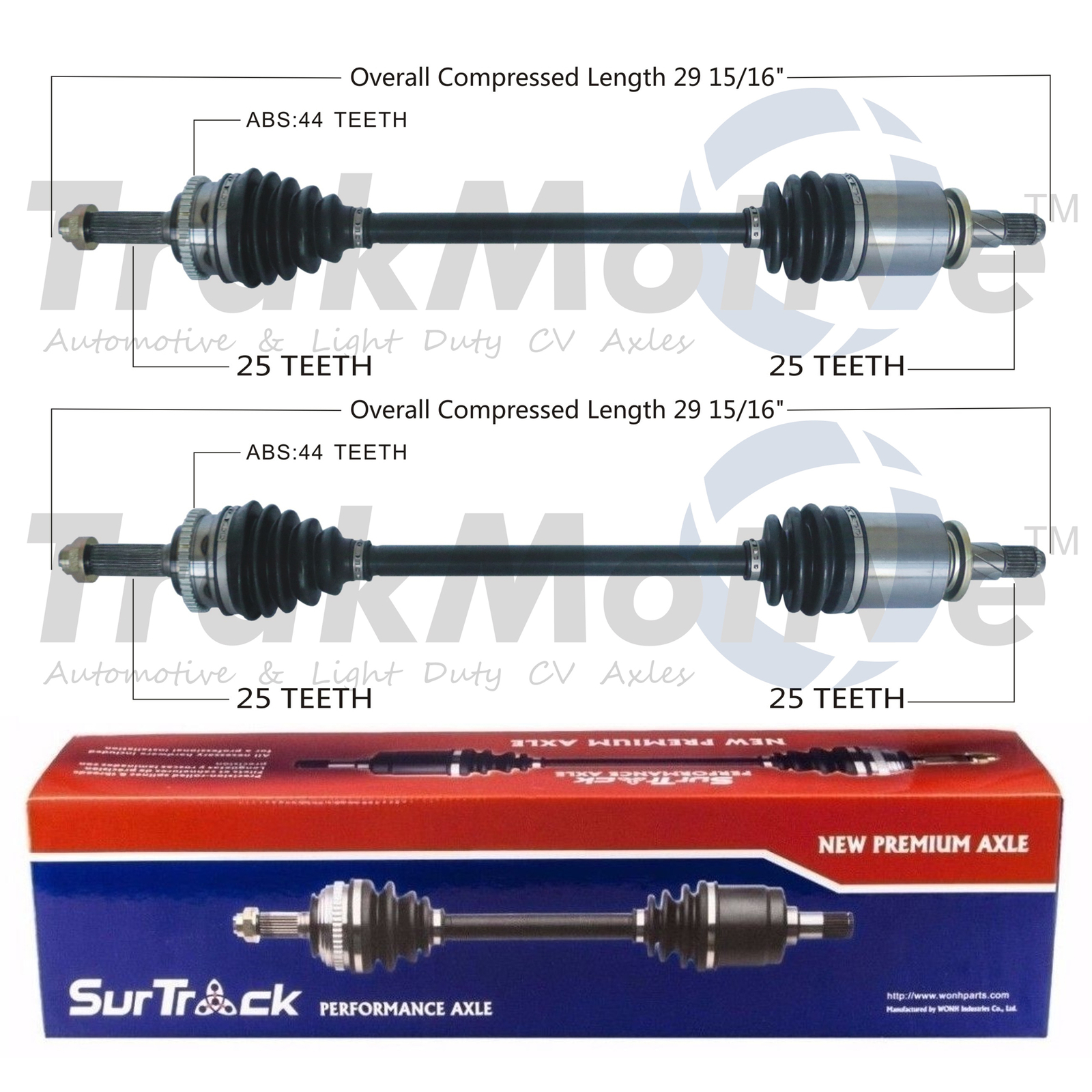 SurTrack Pair Set of 2 Rear CV Axle Shafts For Subaru Baja Outback | eBay