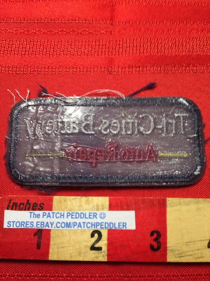 Vtg Tri-Cities Batteries & Auto Repair Car Shop Related Patch Kennewick ...