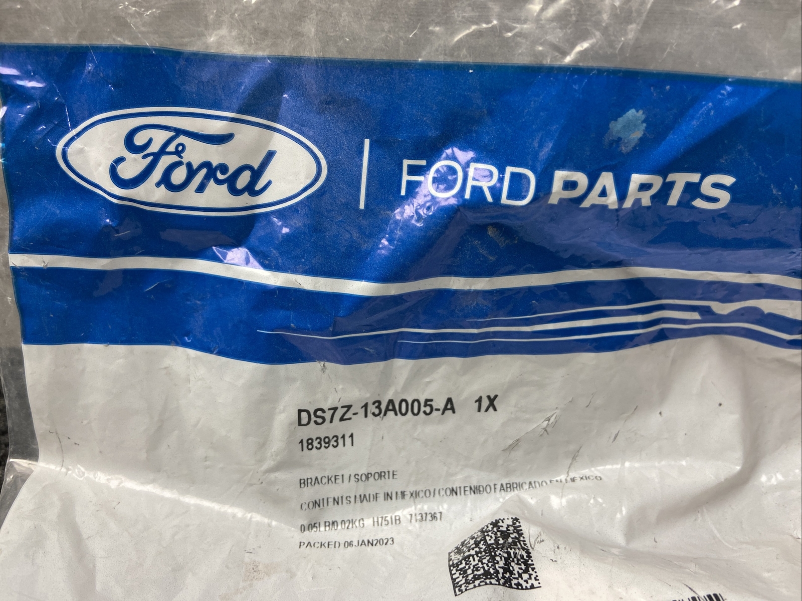 Ford OEM Headlamp Assembly Mount Bracket Left DS7Z13A005A for sale ...