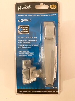 WRIGHT Products V333 1 3/4 Hole Spacing Tie Down Push Button Handle Aluminim NEW | eBay